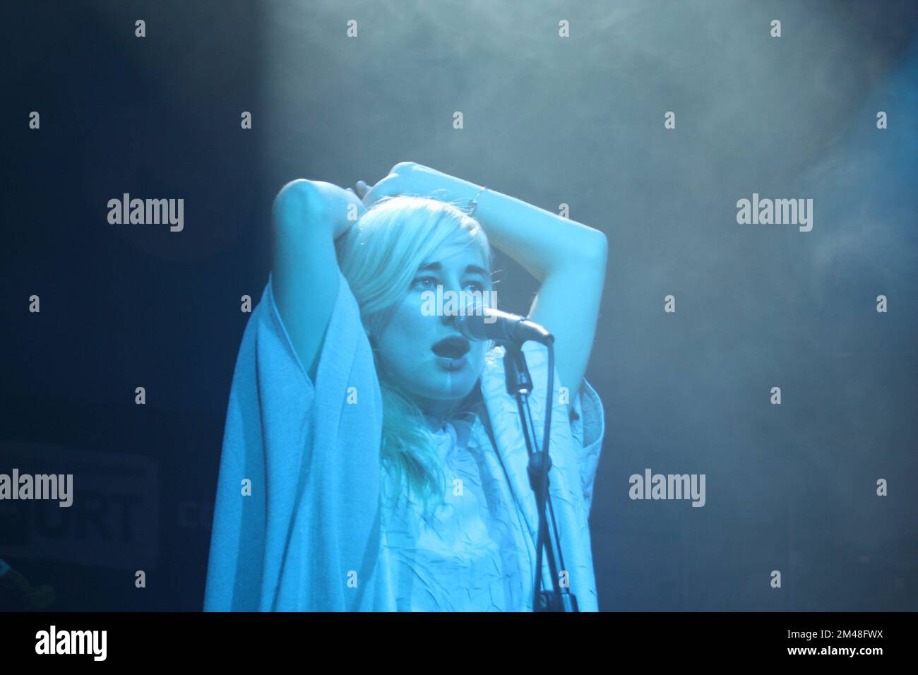 Zola Jesus in concert at The Fader Fort - SXSW Stock Photo - Alamy