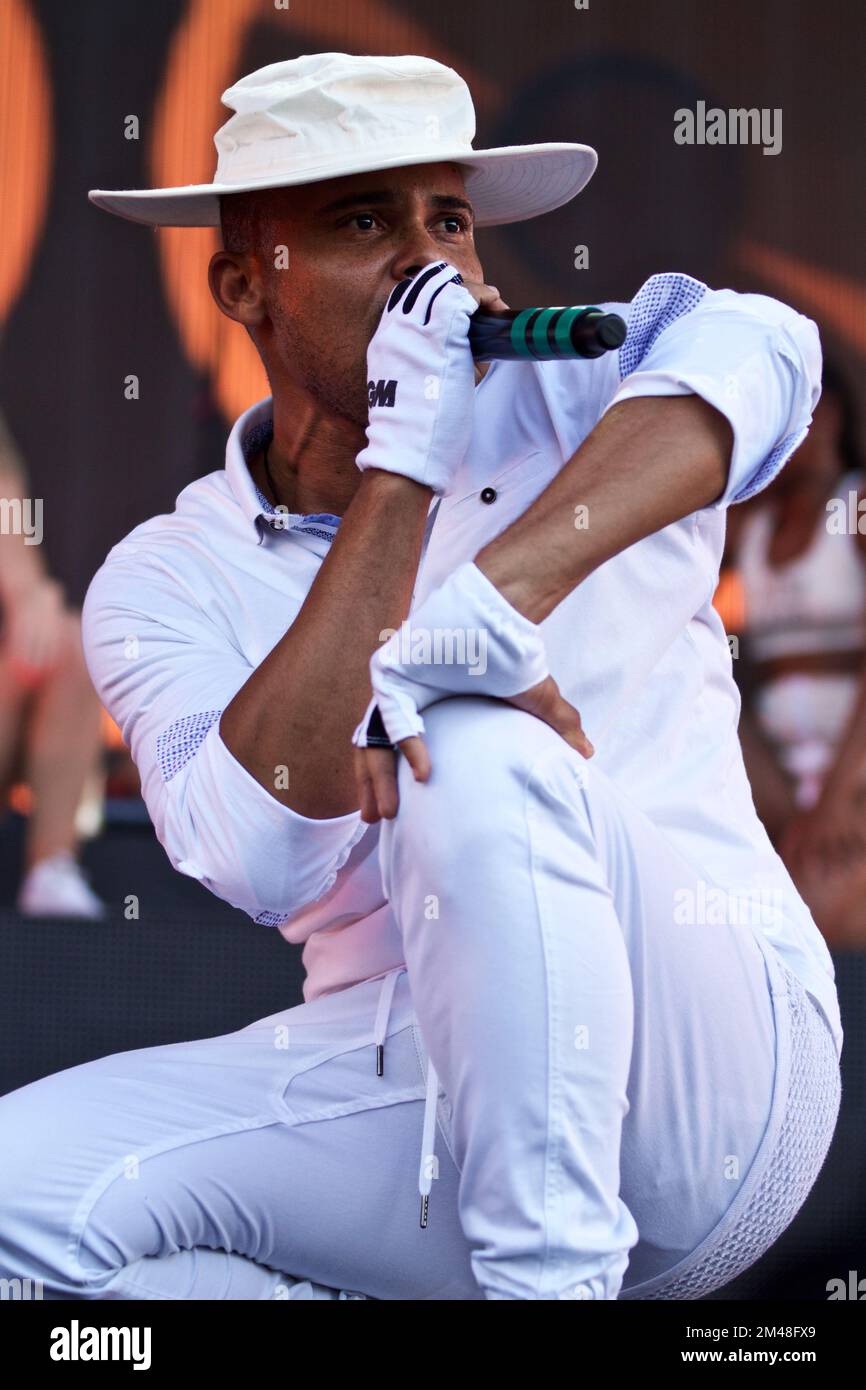 Panorama Music Festival - Major Lazer in concert Stock Photo - Alamy