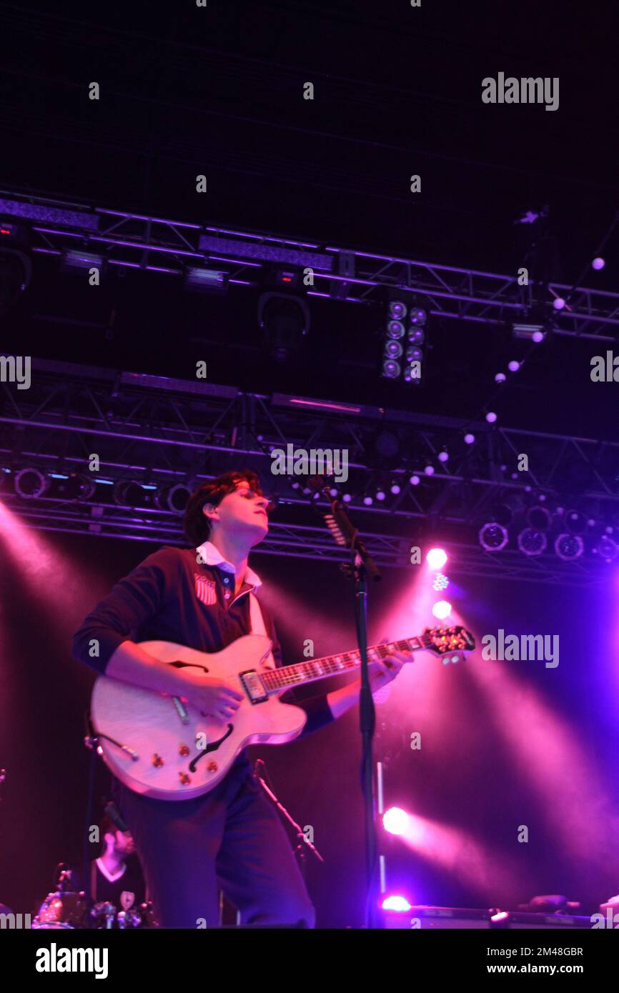 Pitchfork Music Festival - Vampire Weekend in concert Stock Photo - Alamy