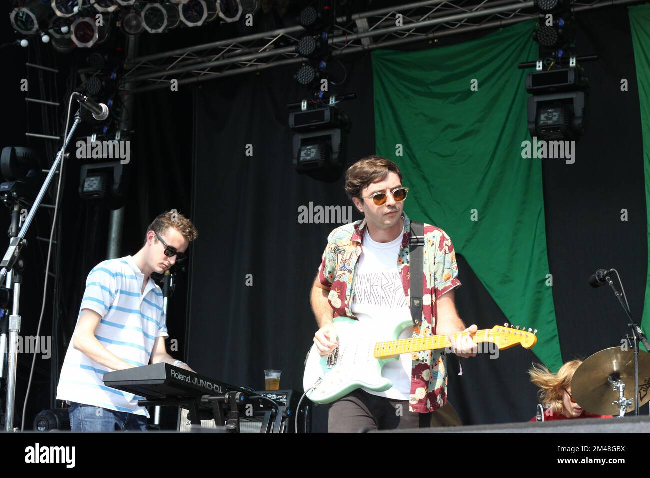 Pitchfork Music Festival - Real Estate in concert Stock Photo - Alamy