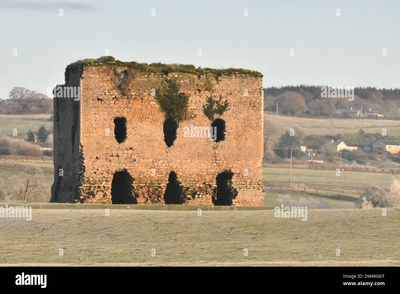 Ruins of Grennan Castle, Thomastown, Co. Kilkenny, Ireland Stock Photo ...