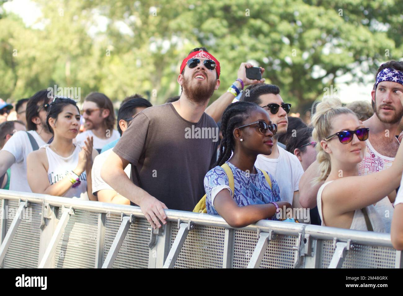 Panorama Music Festival - Crowd Fashion Stock Photo - Alamy