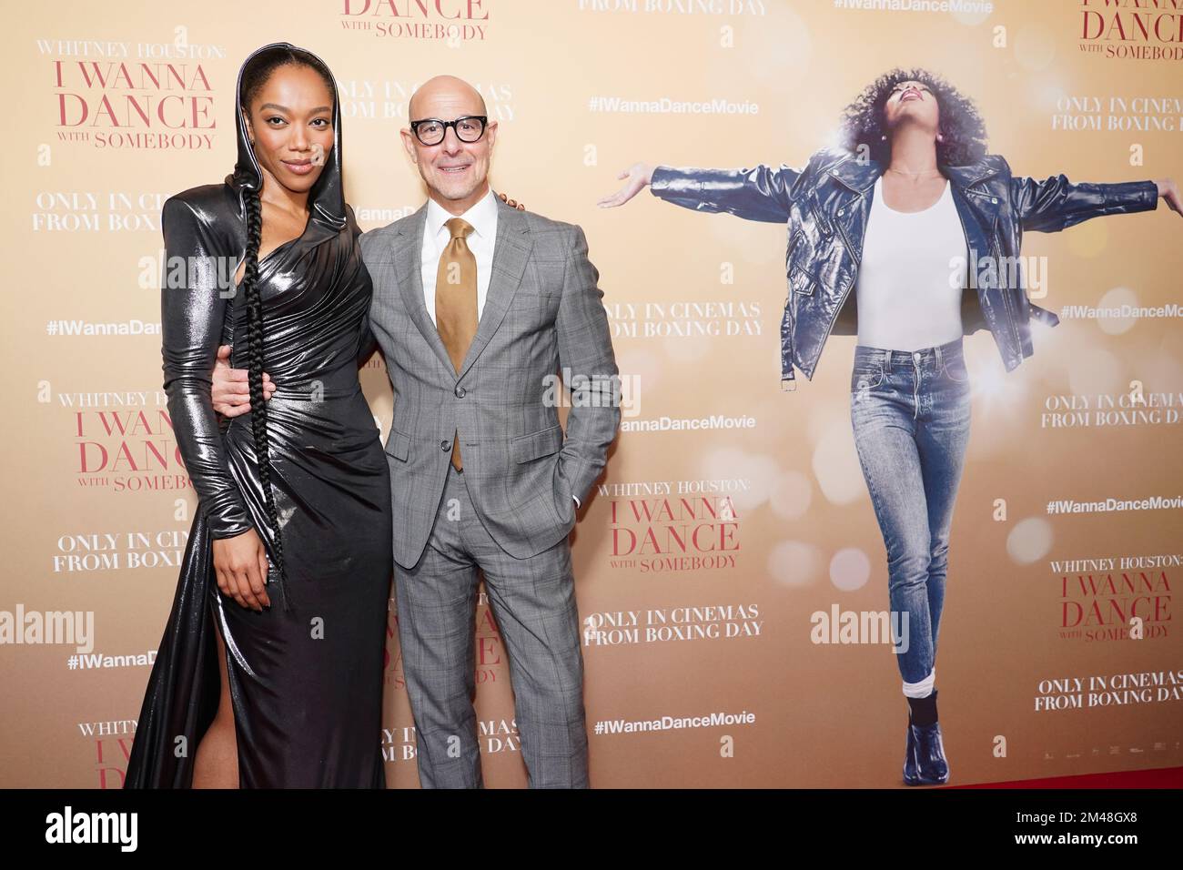 Naomi Ackie and Stanley Tucci arrive for the gala screening of I Want ...