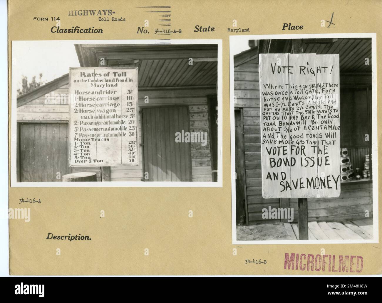 Toll Road Signs. Original caption: Toll Road Signs. State: Maryland ...