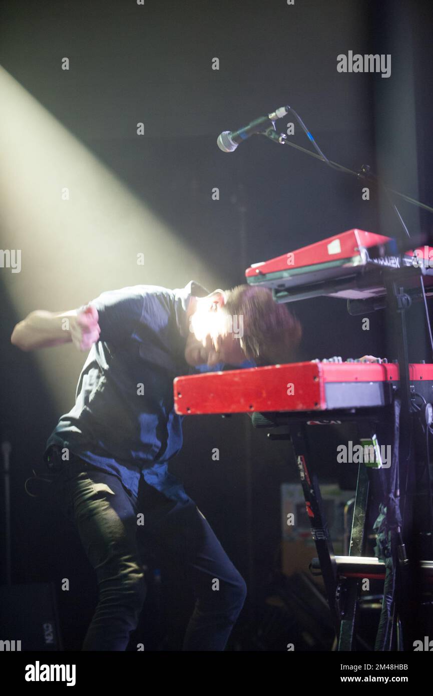 X Ambassadors in concert at a SXSW private day party Stock Photo - Alamy