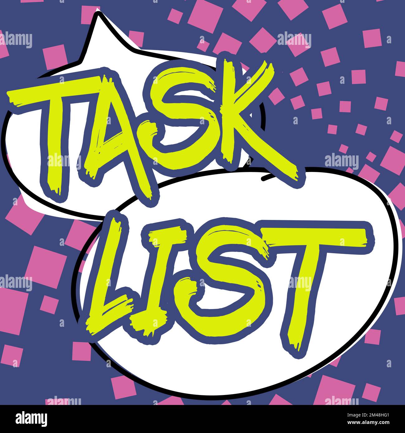 Conceptual display Task List. Internet Concept Planification reminder ...