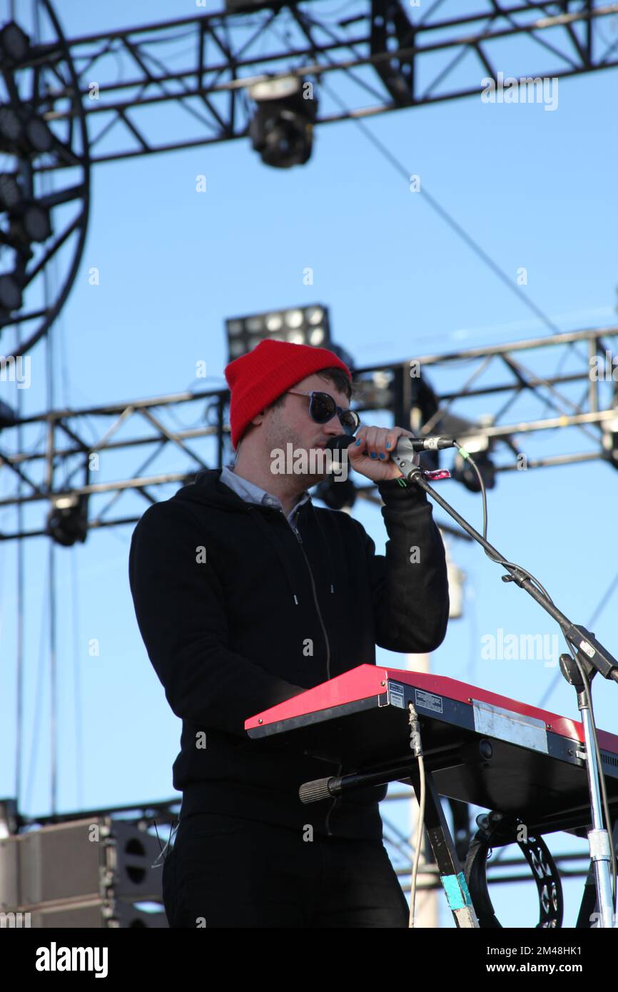 Treasure Island Music Festival - STRFKR in concert Stock Photo - Alamy