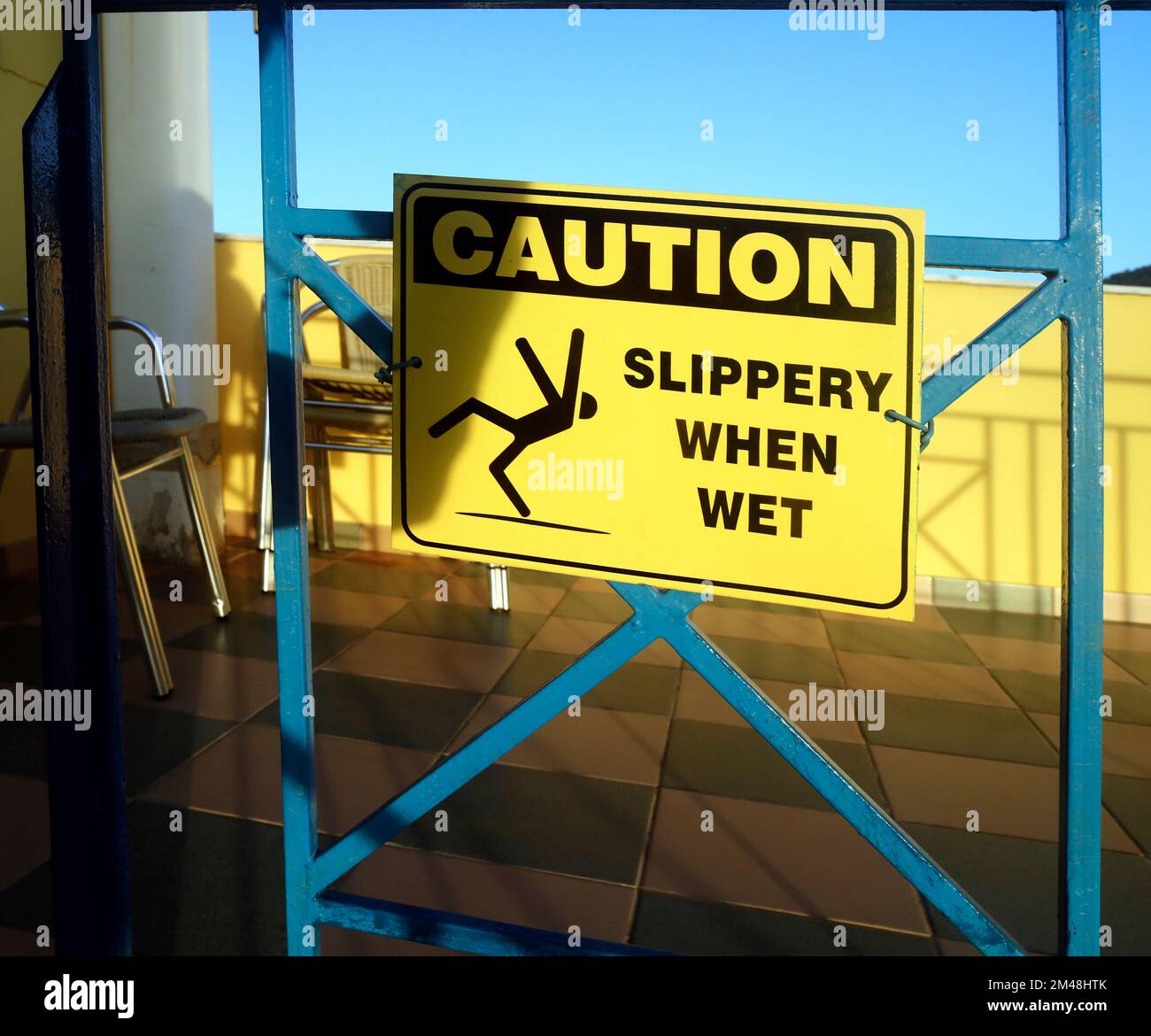 Slippery tiles hi-res stock photography and images - Alamy