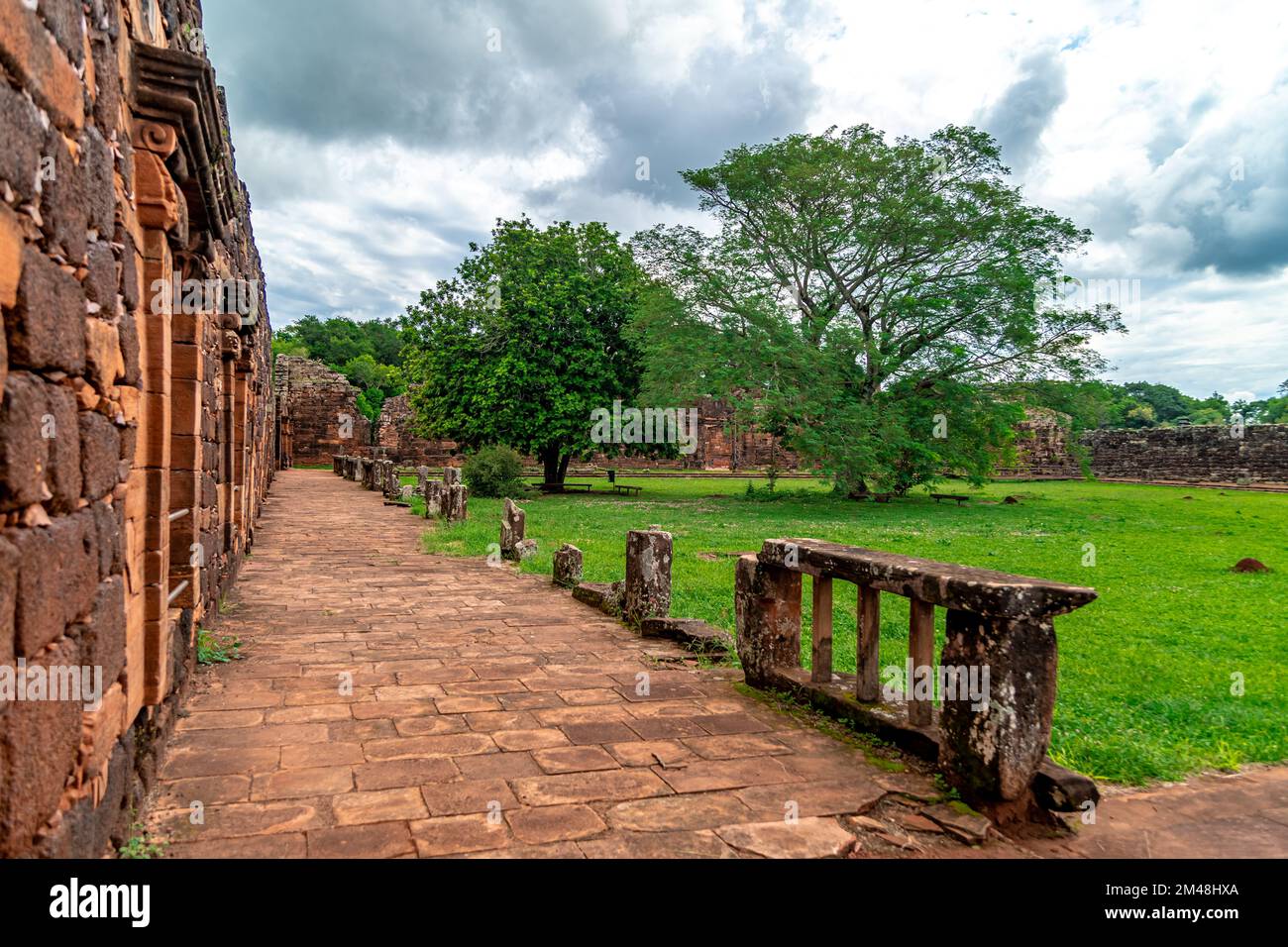 Ruinas de San Ignacio Mini in Argentina Stock Photo - Alamy