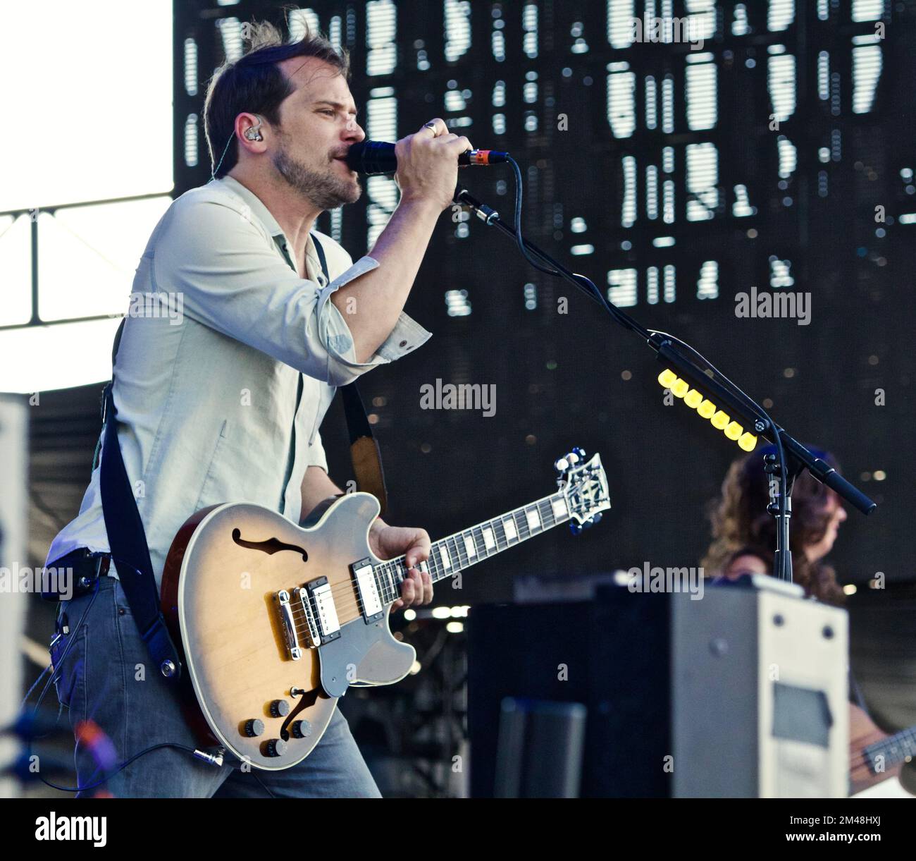 Panorama Music Festival - Silversun Pickups in concert Stock Photo - Alamy