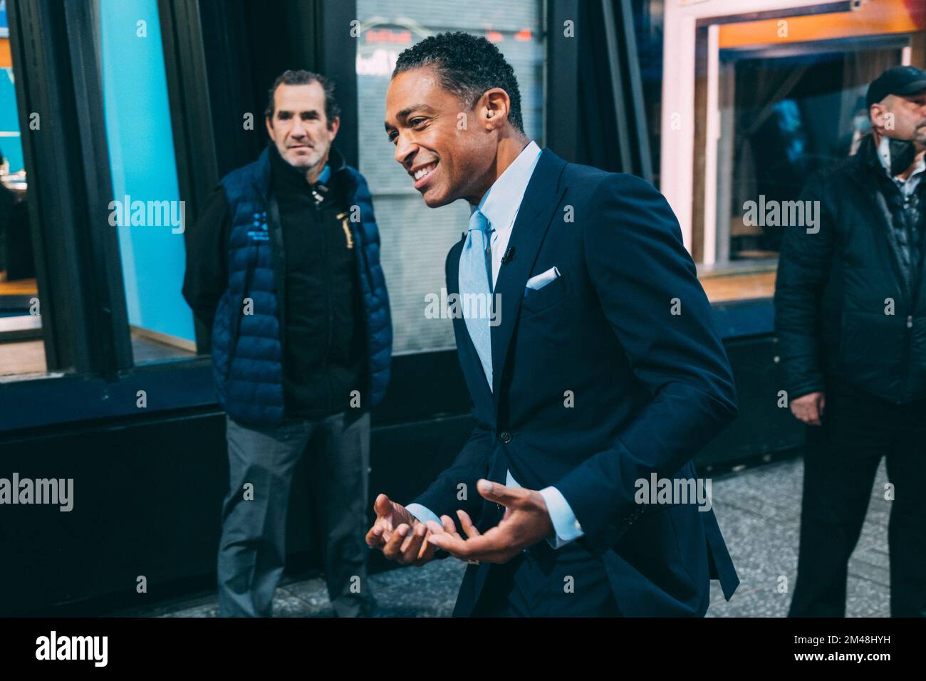 New York Manhattan, 02.10 - 10.10.22: T.J. Holmes Good Morning America ...