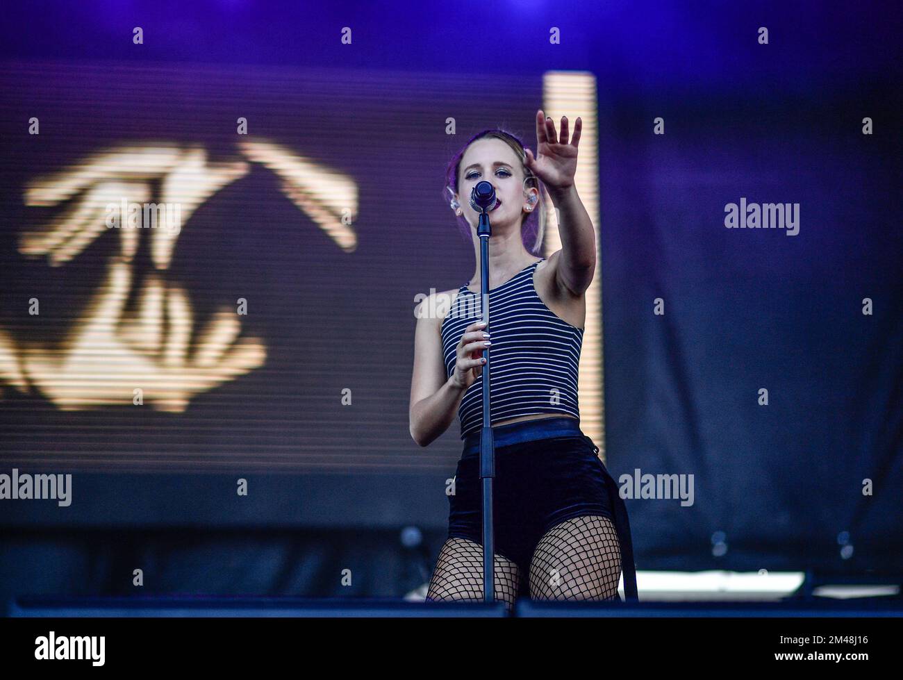The Meadows -Marian Hill in concert Stock Photo - Alamy