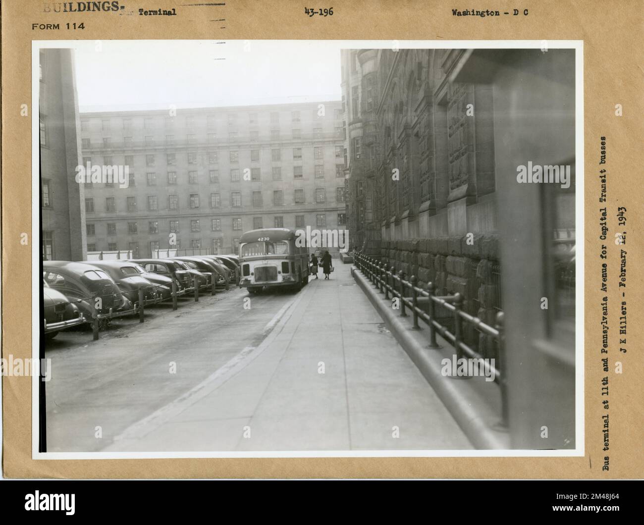 Bus Terminal at 11th & Pennsylvania Avenue For Capital Transit Buses ...