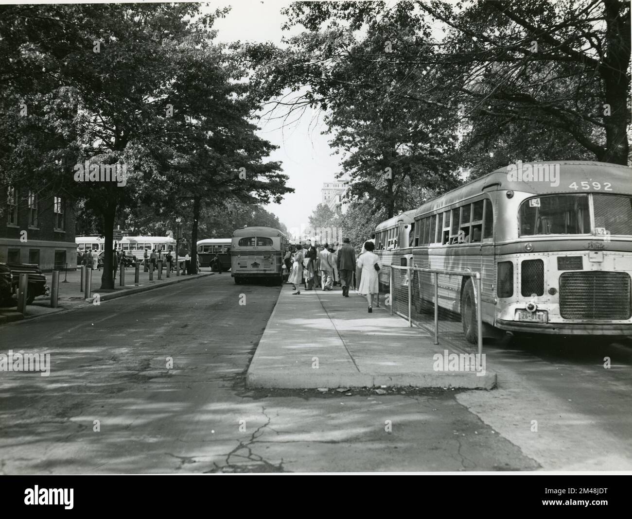 DC Urban Bus Line Terminal. Original caption: D.C. Urban bus line ...