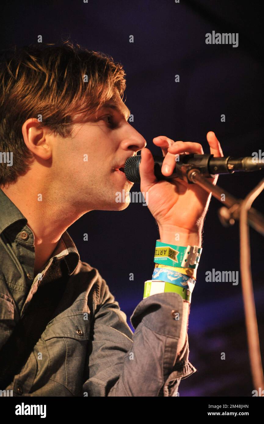 SXSW - Ramona Falls in concert Stock Photo - Alamy