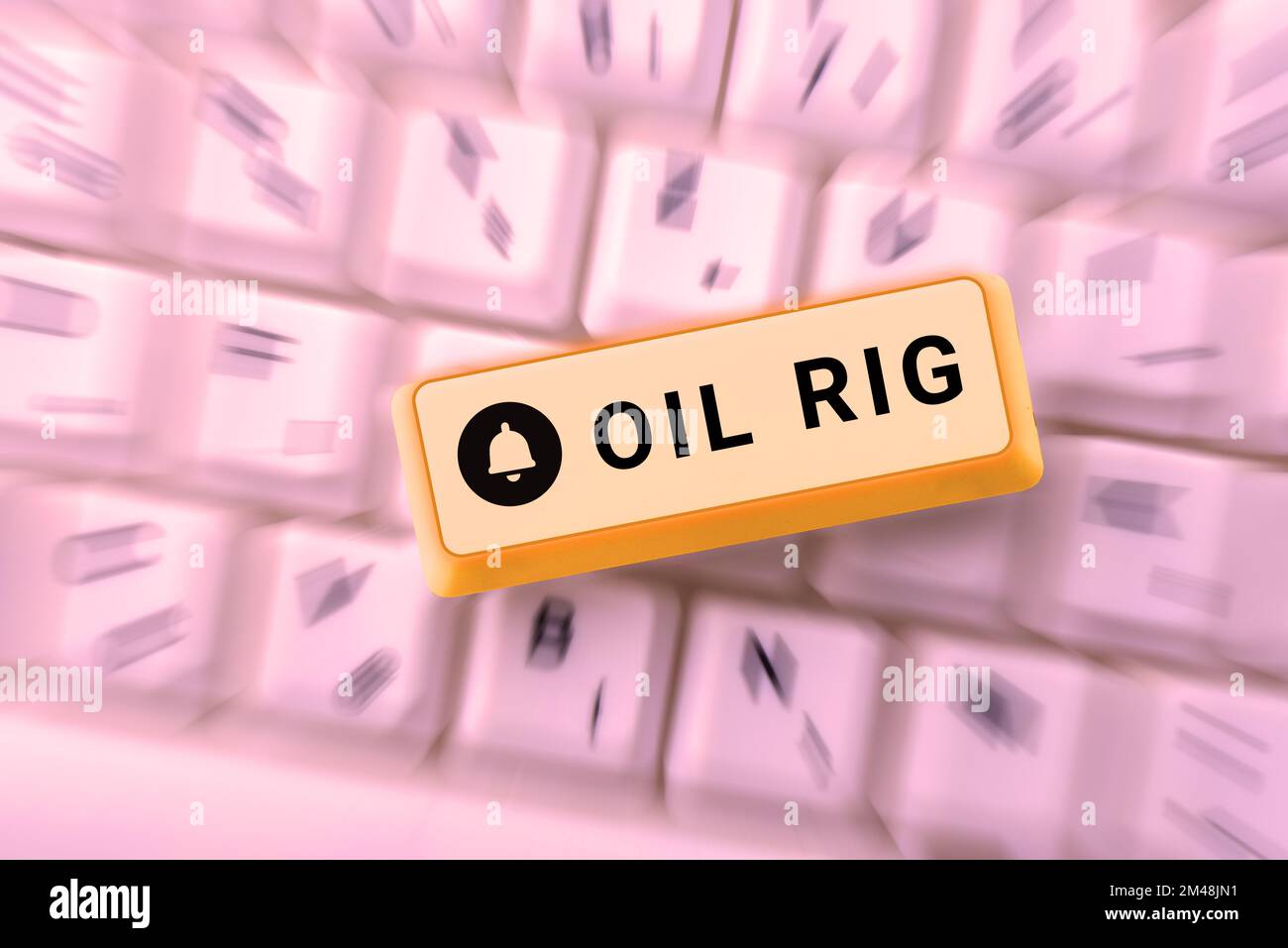 Handwriting text Oil Rig. Business showcase large structure with ...