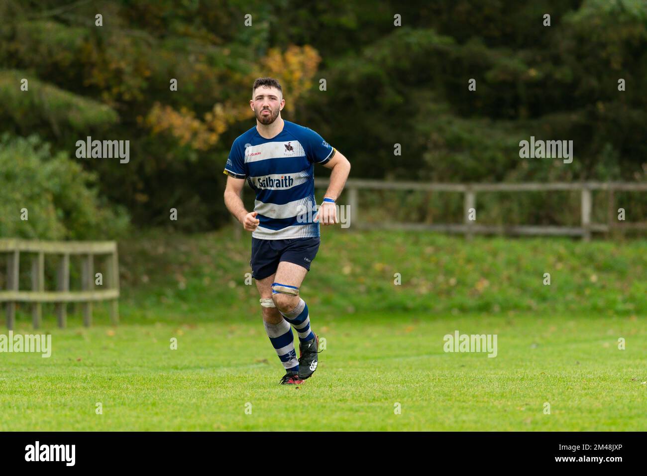 Howe of Fife captain jogs back to clubhouse after giving on camera ...