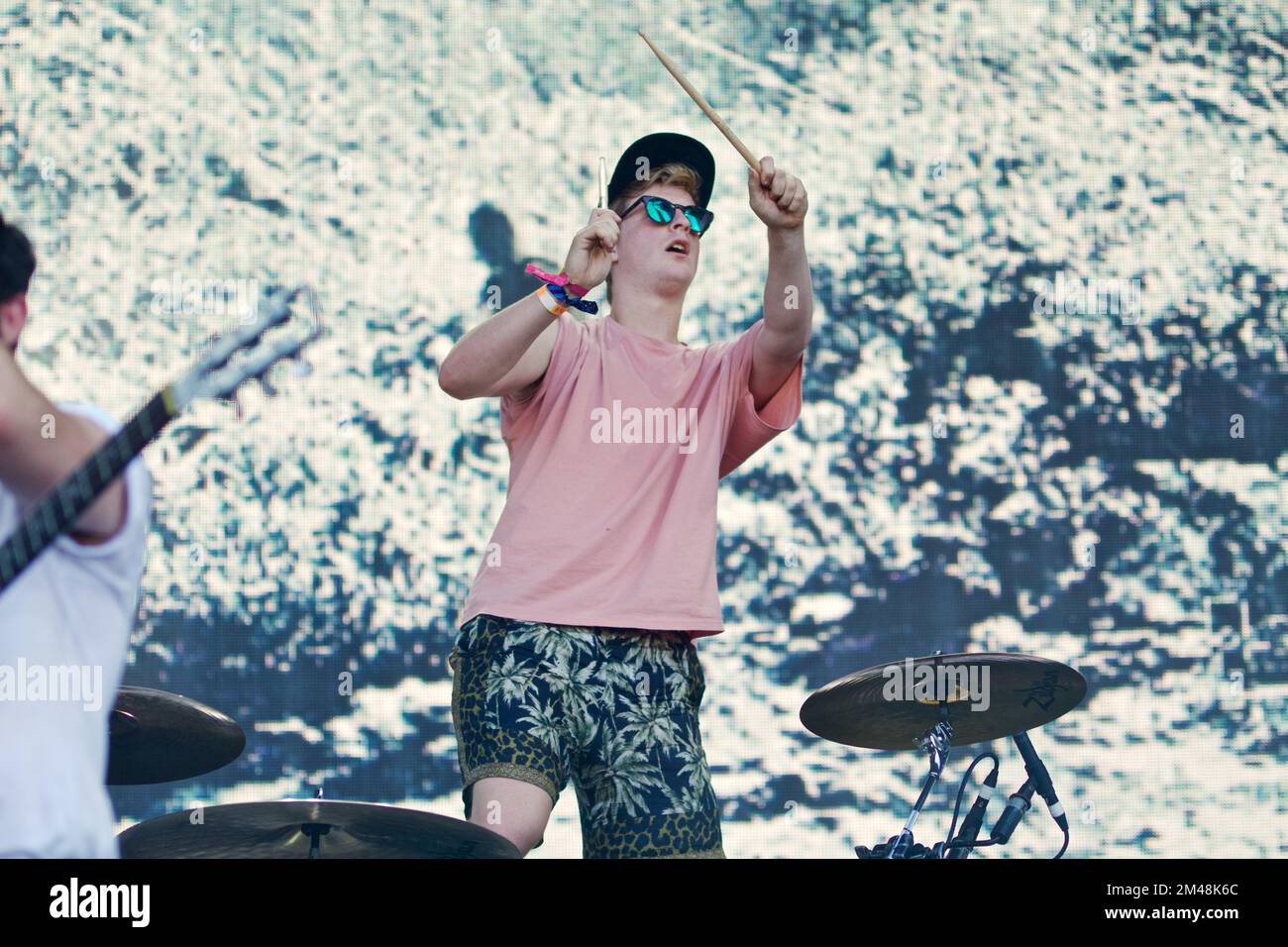 Panorama Music Festival - Foals in Concert Stock Photo - Alamy