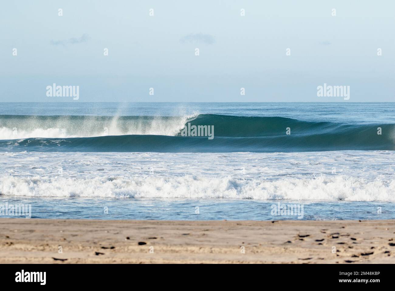 A beautiful landscape of ocean waves Stock Photo - Alamy