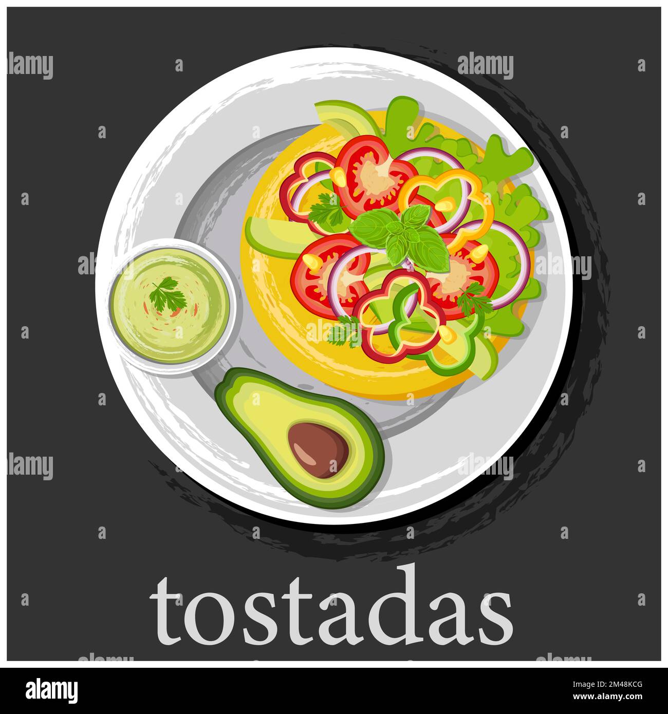 Food made of flour Stock Vector Images - Alamy