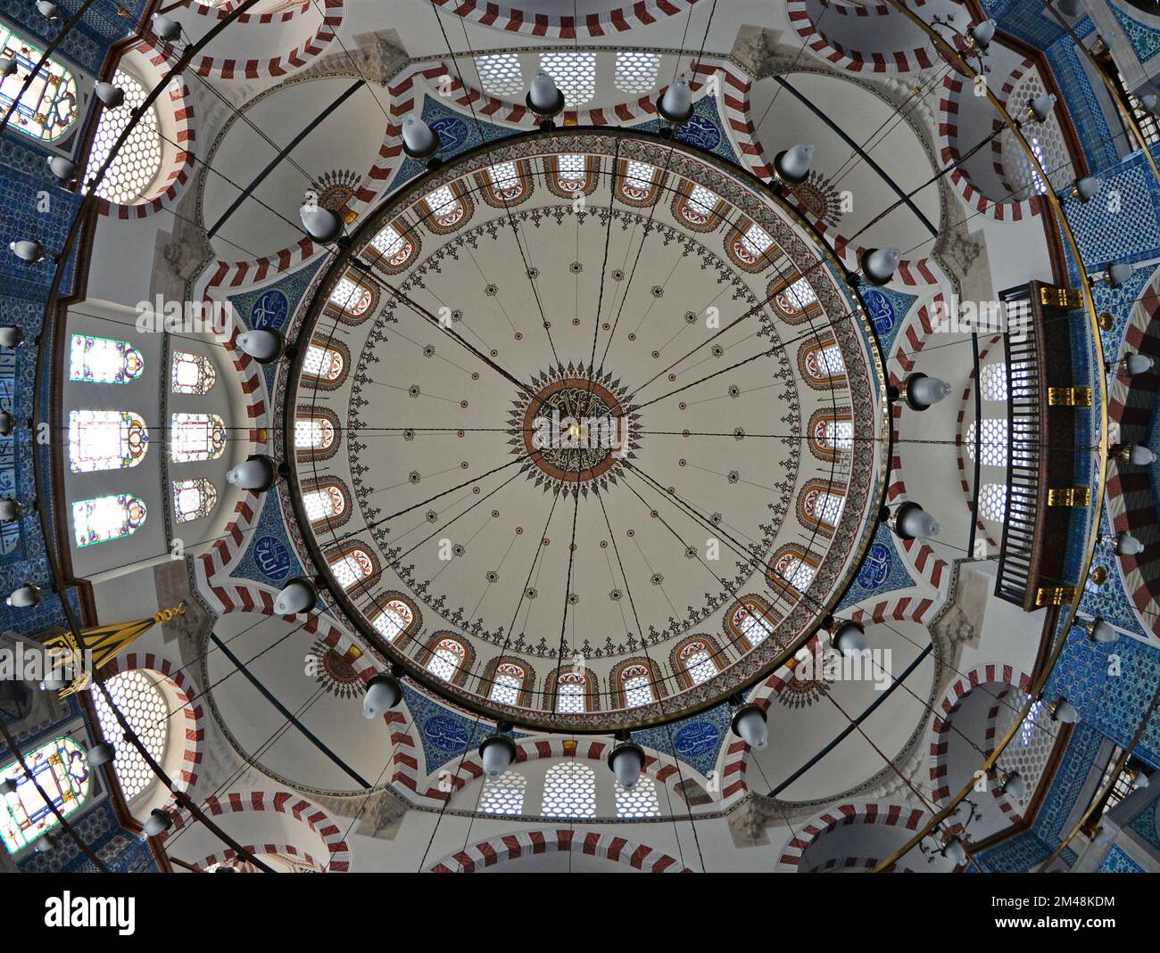 Located in Istanbul, Turkey, the Rustem Pasha Mosque was built by Mimar ...