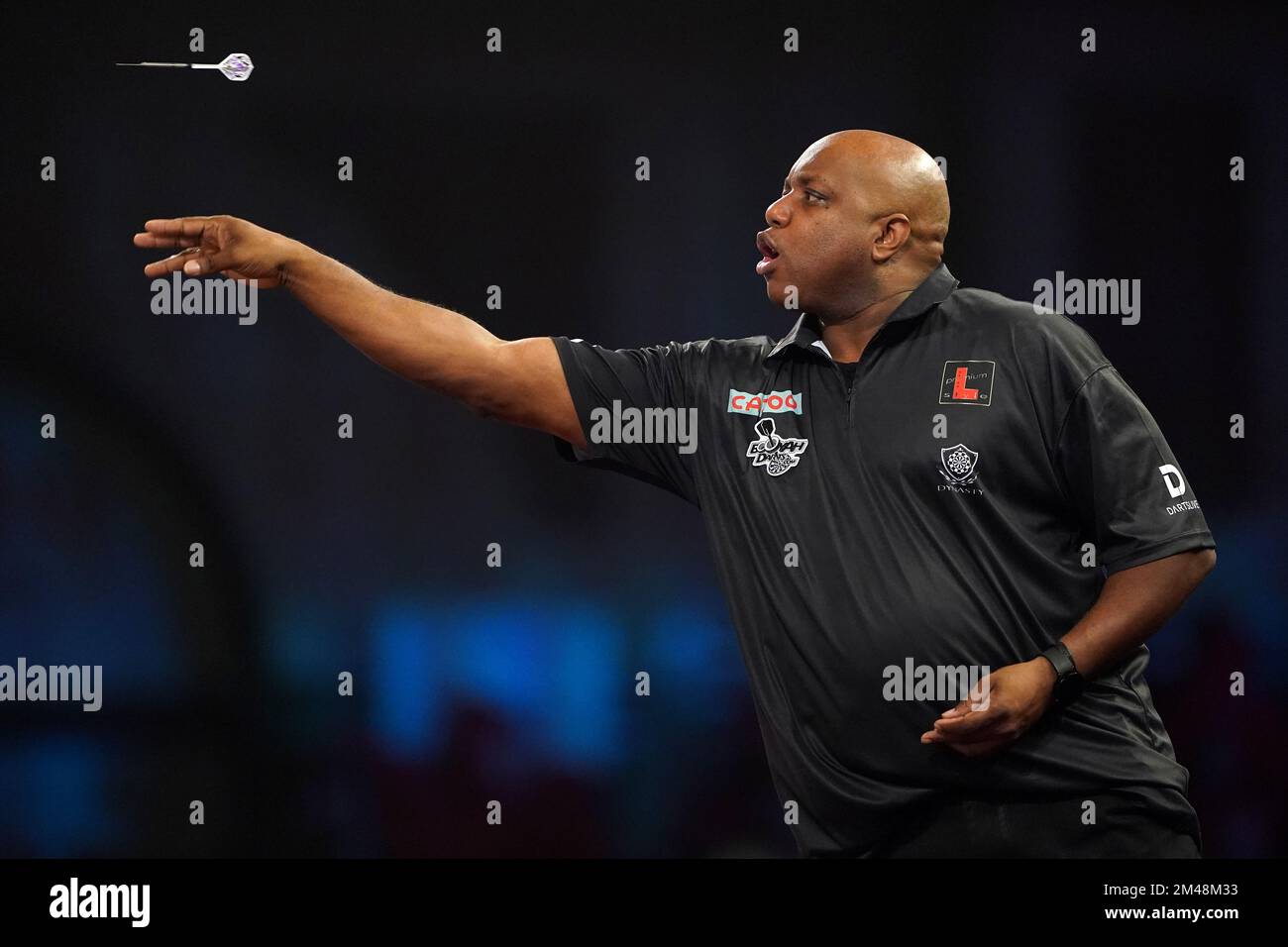 USA's Leonard Gates in action against Netherlands' Geert Nentjes during ...