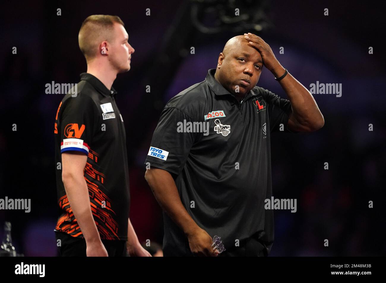 USA's Leonard Gates in action against Netherlands' Geert Nentjes during ...