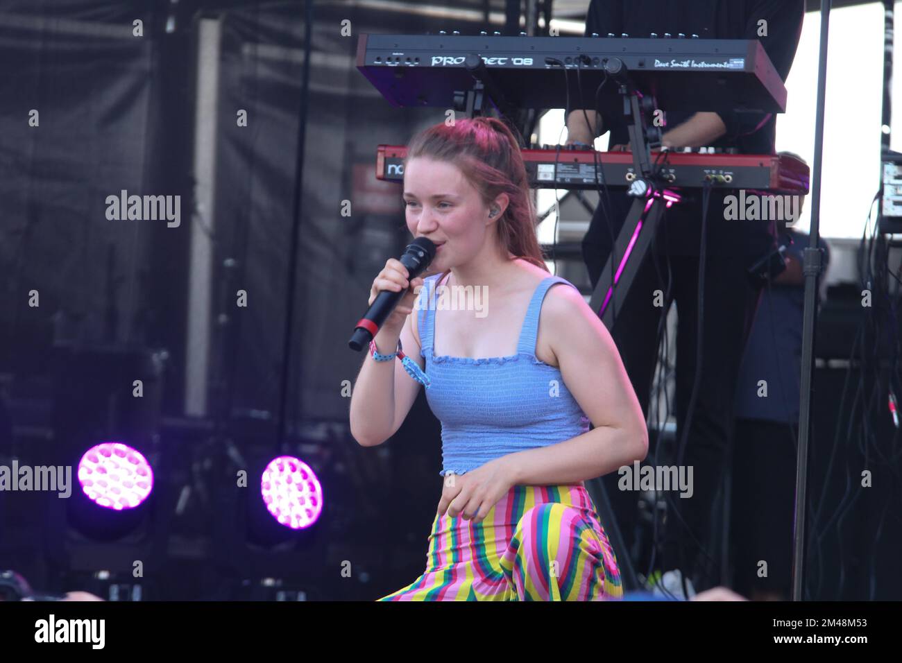 Panorama Music Festival - Sigrid in concert Stock Photo - Alamy