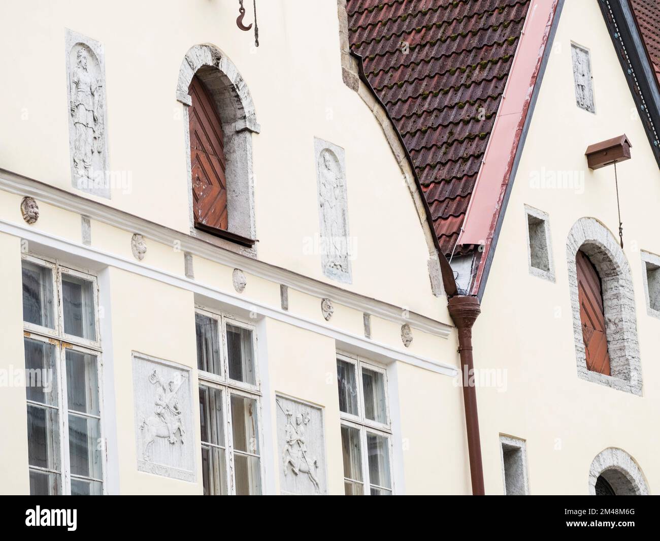 Architecture in the Old Town, Tallinn, Estonia, Baltic States, Europe ...
