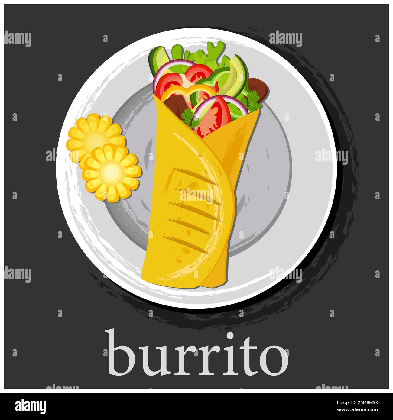 Pollo asado vector hi-res stock photography and images - Alamy