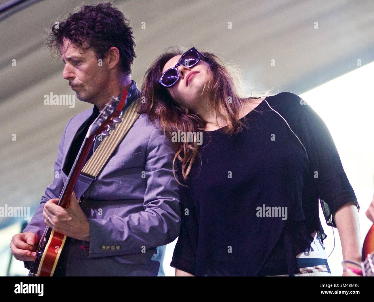 Panorama Music Festival - Broken Social Scene in concert Stock Photo ...