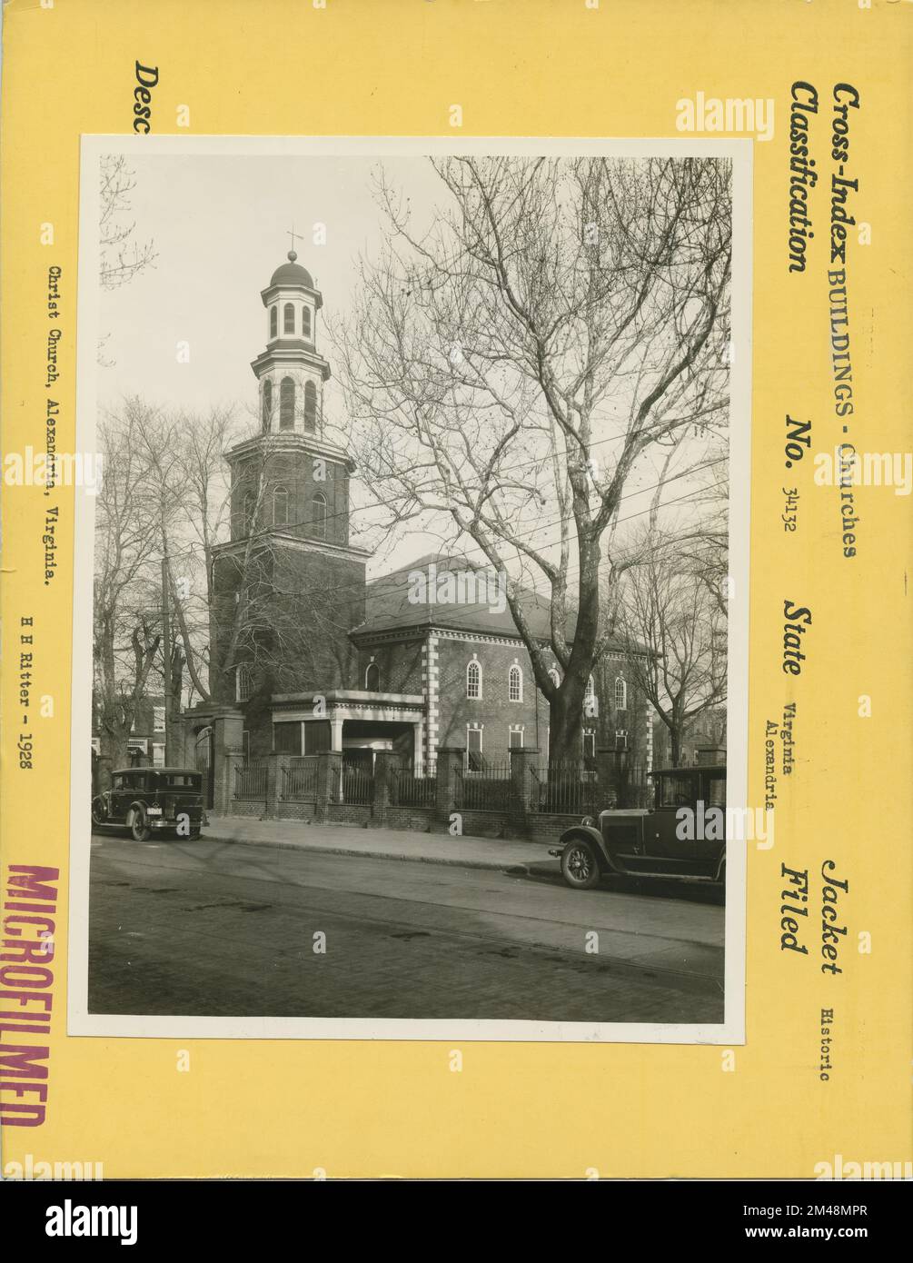 Christ Church, Alexandria, Virginia. Original caption: Christ Church ...