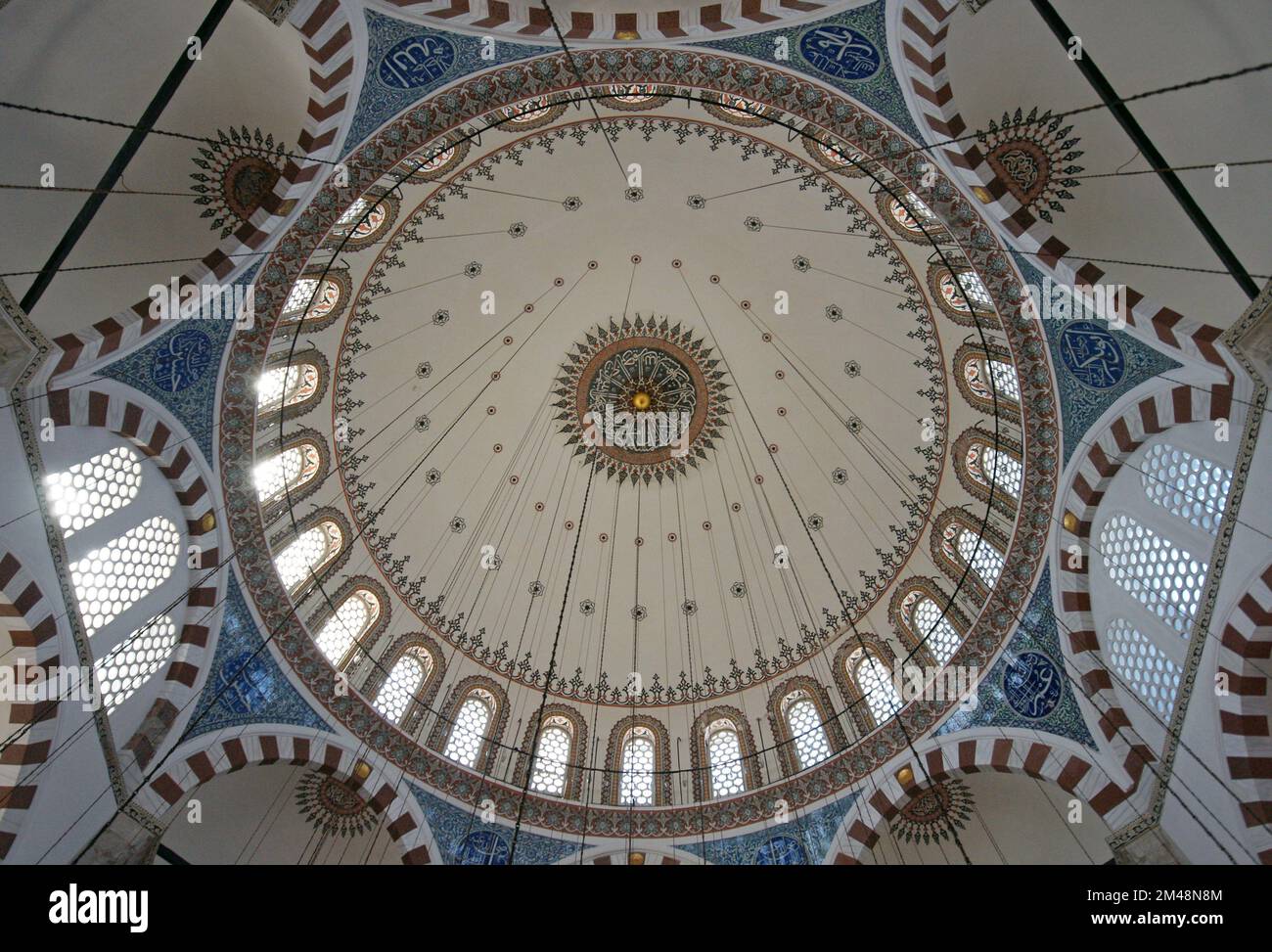 Located in Istanbul, Turkey, the Rustem Pasha Mosque was built by Mimar ...