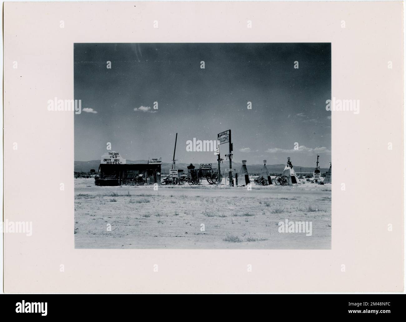 U.S. Route 40, Fifteen Miles West of Carlin, Nevada. Original caption ...
