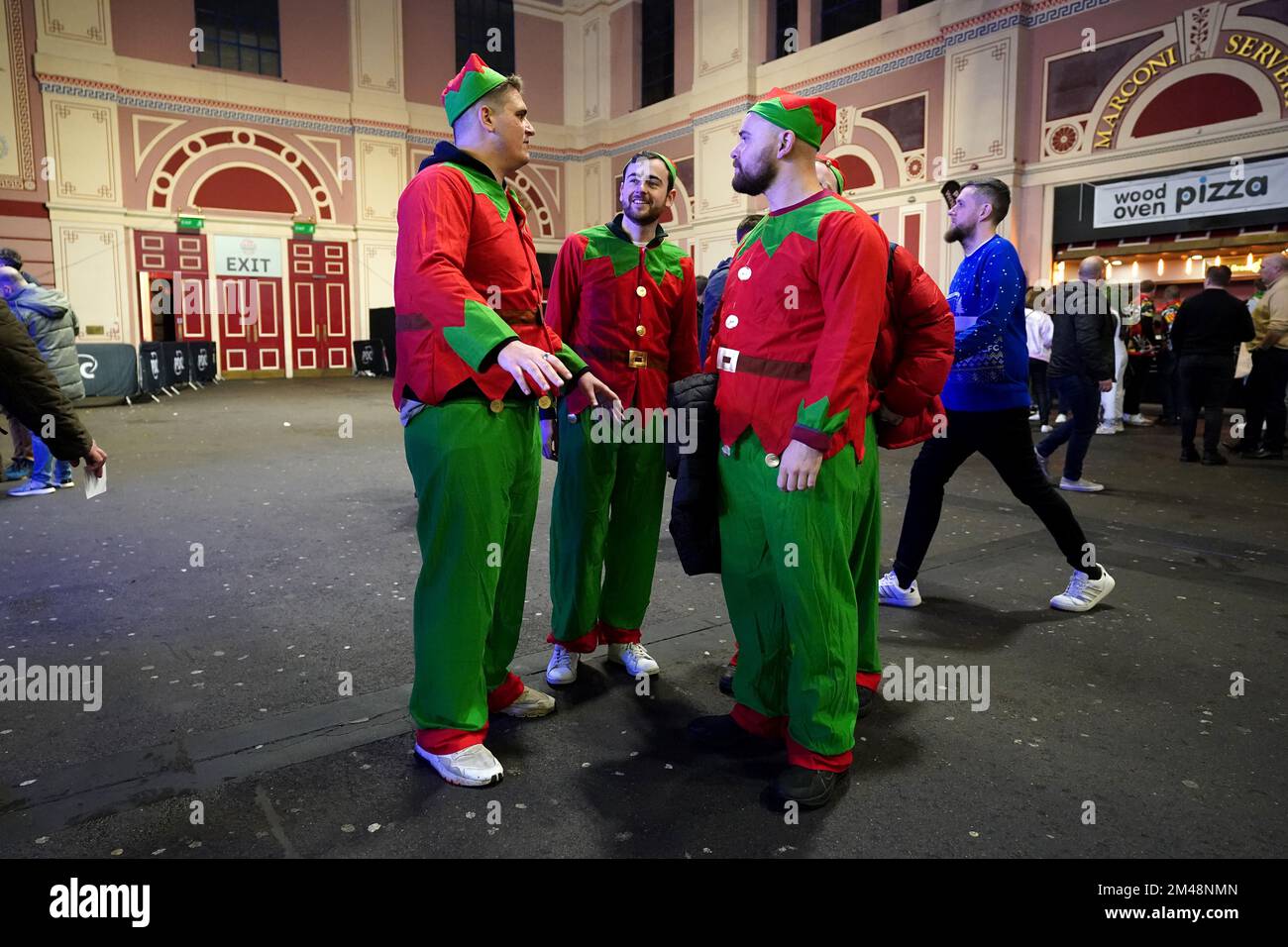 A general view of fans during day five of the Cazoo World Darts ...