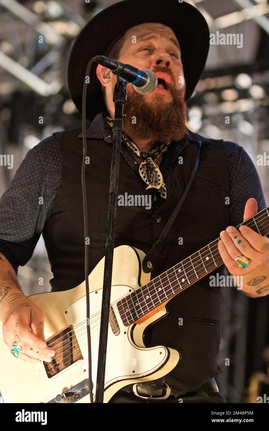 Panorama Music Festival - Nathaniel Rateliff in Concert Stock Photo - Alamy