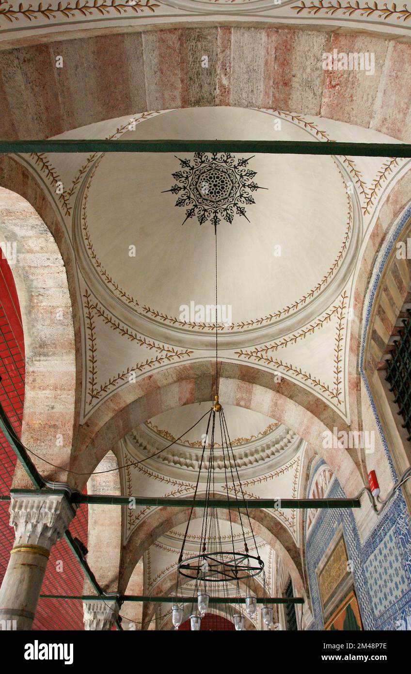 Located in Istanbul, Turkey, the Rustem Pasha Mosque was built by Mimar ...