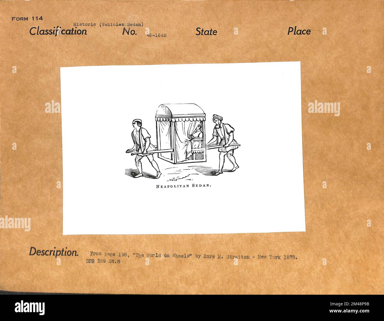 Neapolitan Sedan. Original caption: From Page 198, "The World on Wheels ...