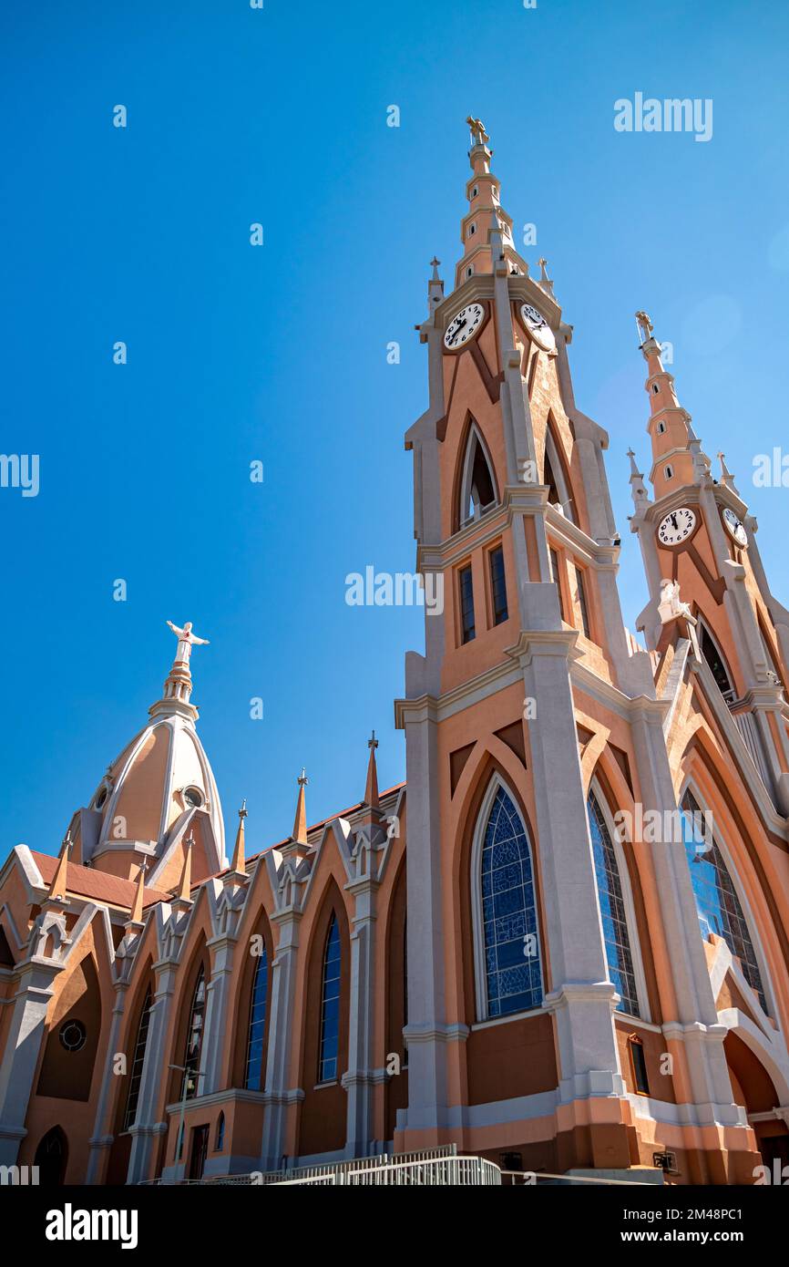 Catedral Diocesana Sto Antonio de Frederico Westphalen, Brazil Stock ...