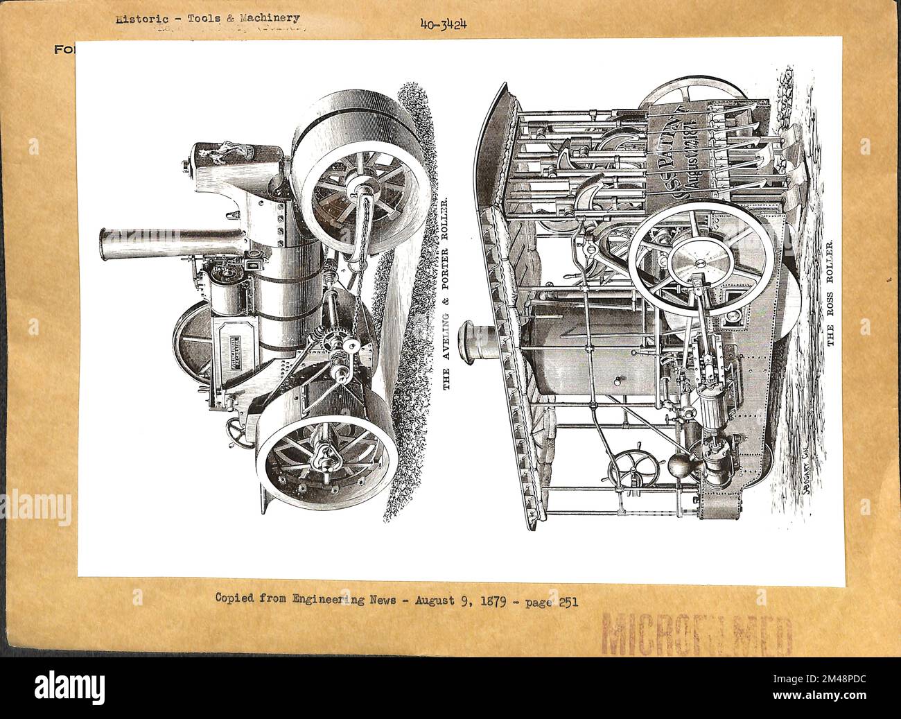 The Aveling & Porter Roller, the Ross Roller. Original caption: "The ...