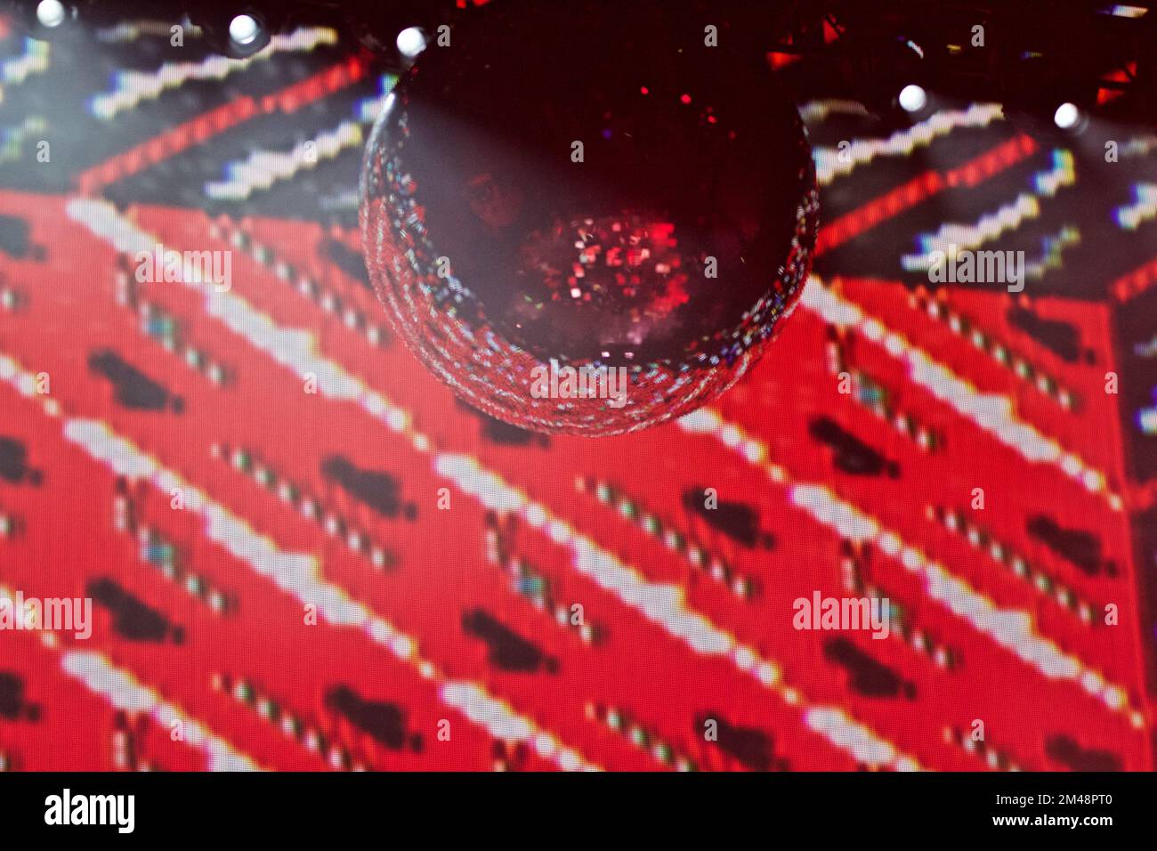 Panorama Music Festival - LCD Sound System in concert Stock Photo - Alamy