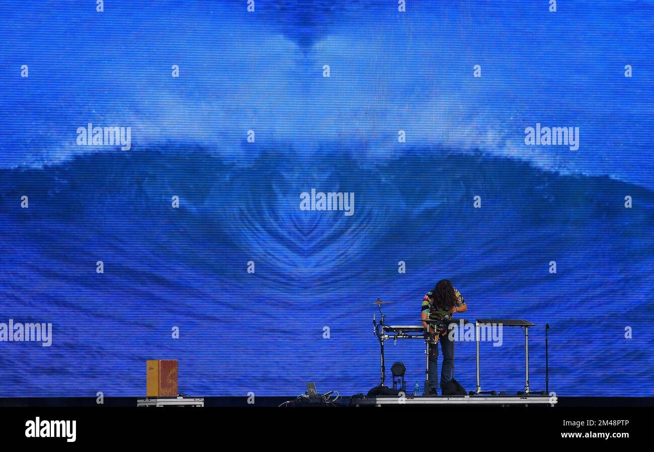 The Meadows - Big Wild in concert Stock Photo - Alamy