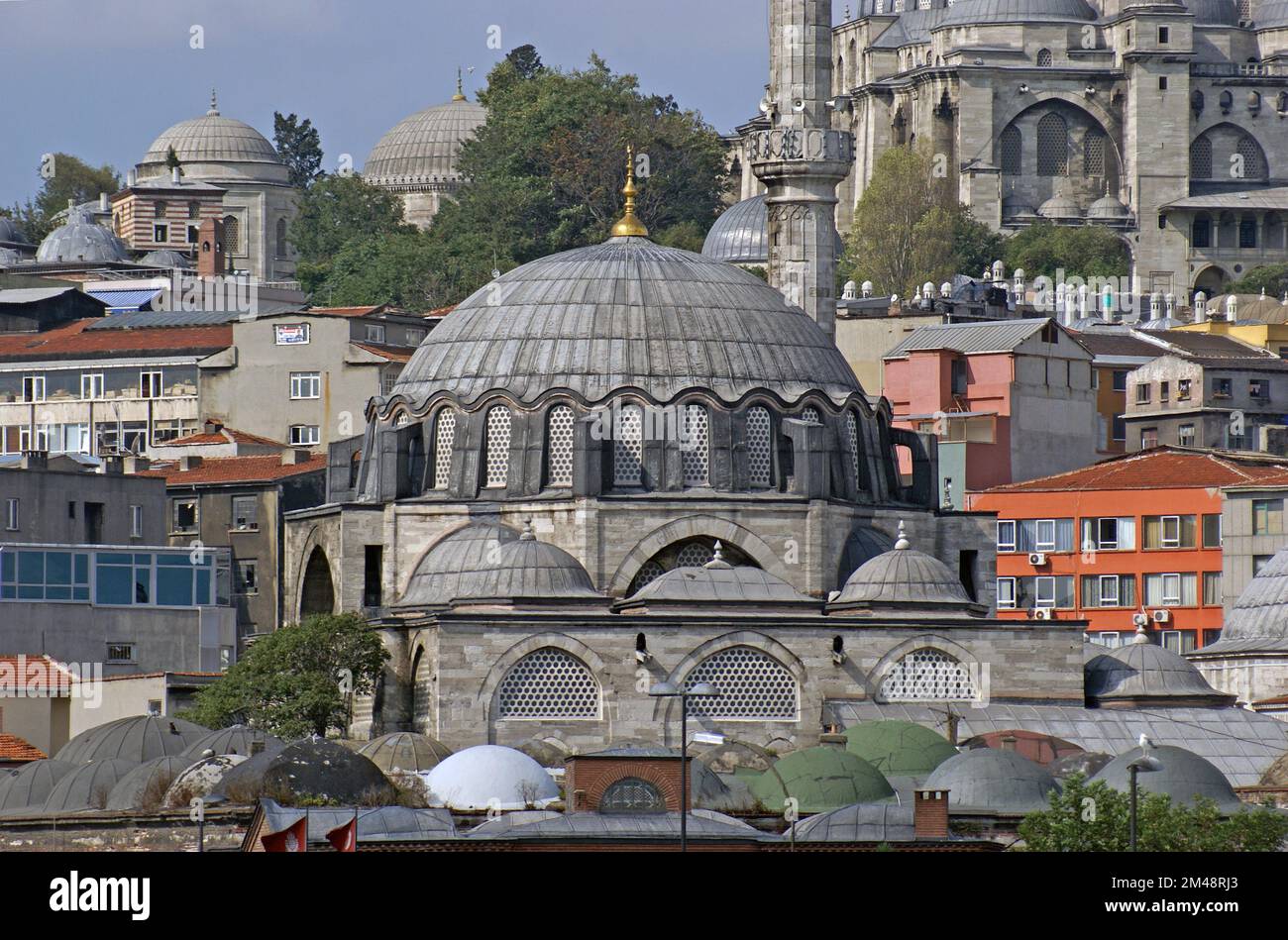 Located in Istanbul, Turkey, the Rustem Pasha Mosque was built by Mimar Sinan in the 16th ...