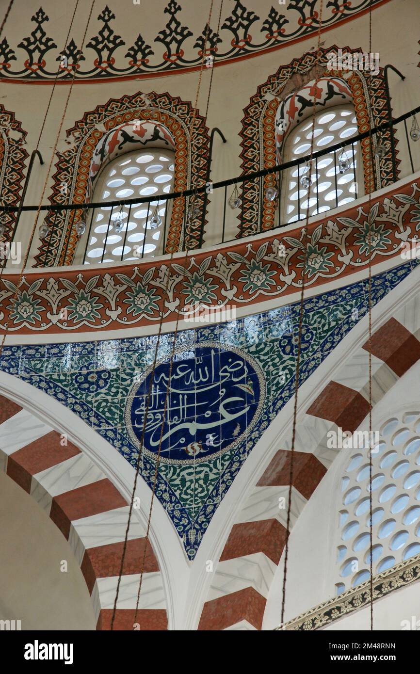 Located in Istanbul, Turkey, the Rustem Pasha Mosque was built by Mimar ...