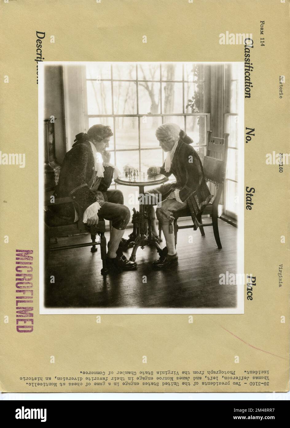 Two Presidents of the United States Engage in a Game of Chess at ...