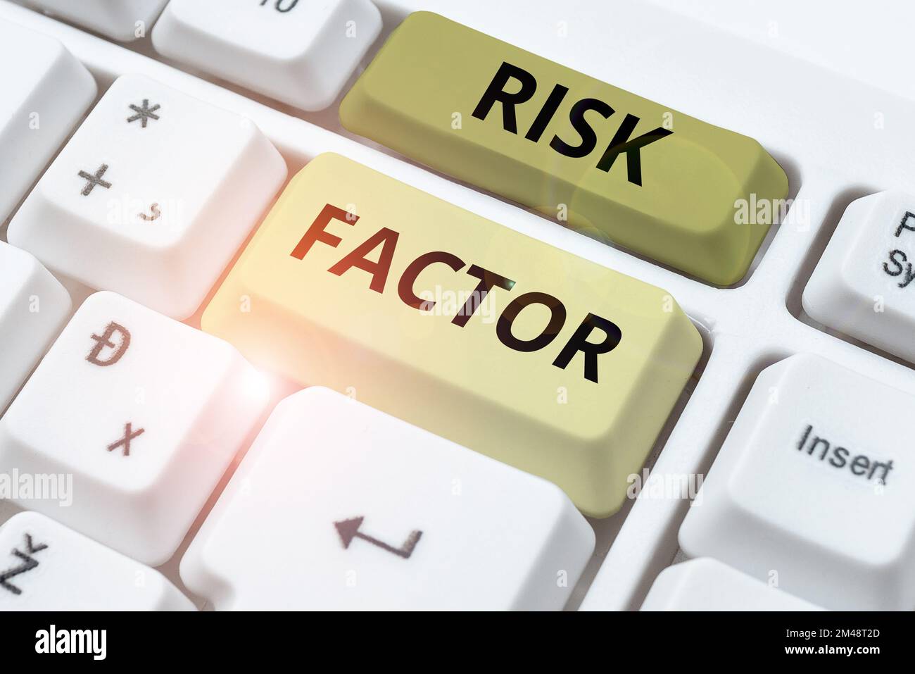 Hand writing sign Risk Factor. Word Written on Something that rises the ...