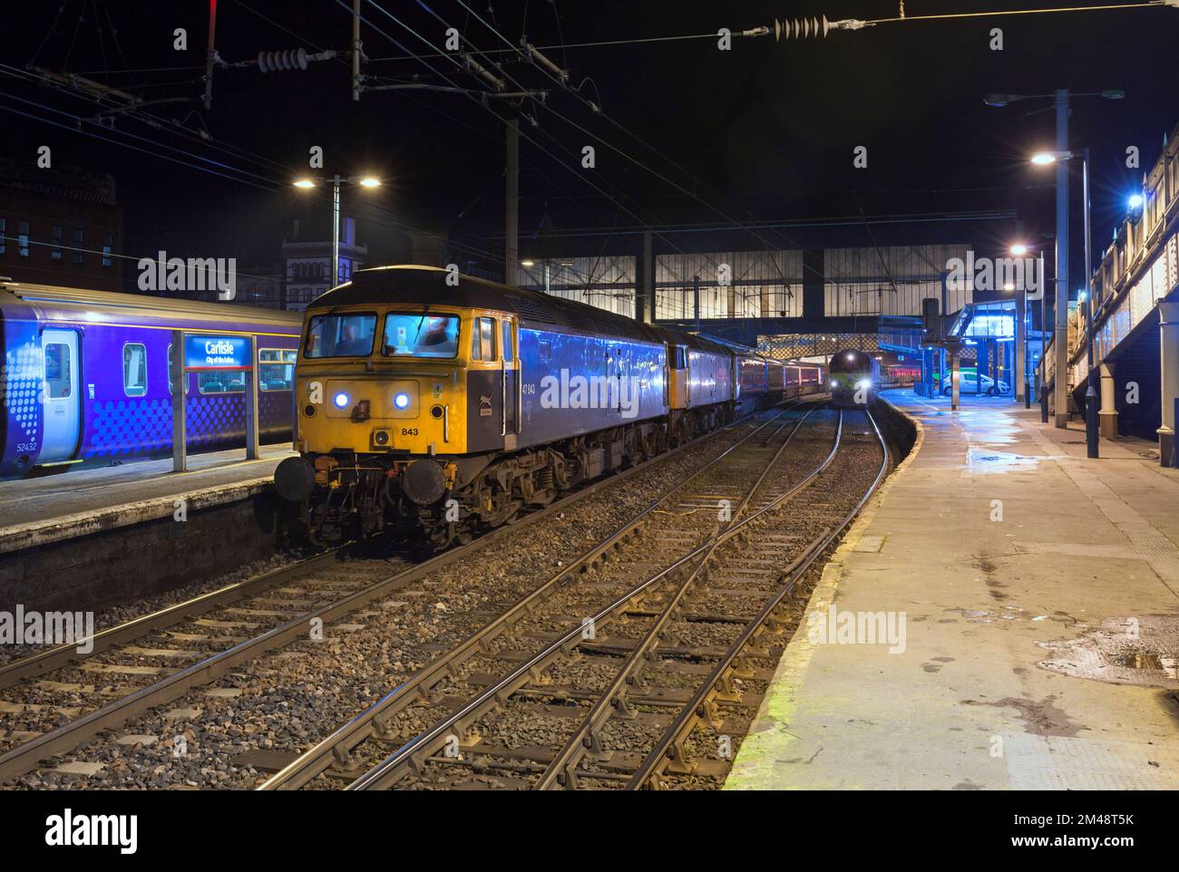 2 Harry Needle Railroad class 47 diesel locomotives (on hire to GB ...