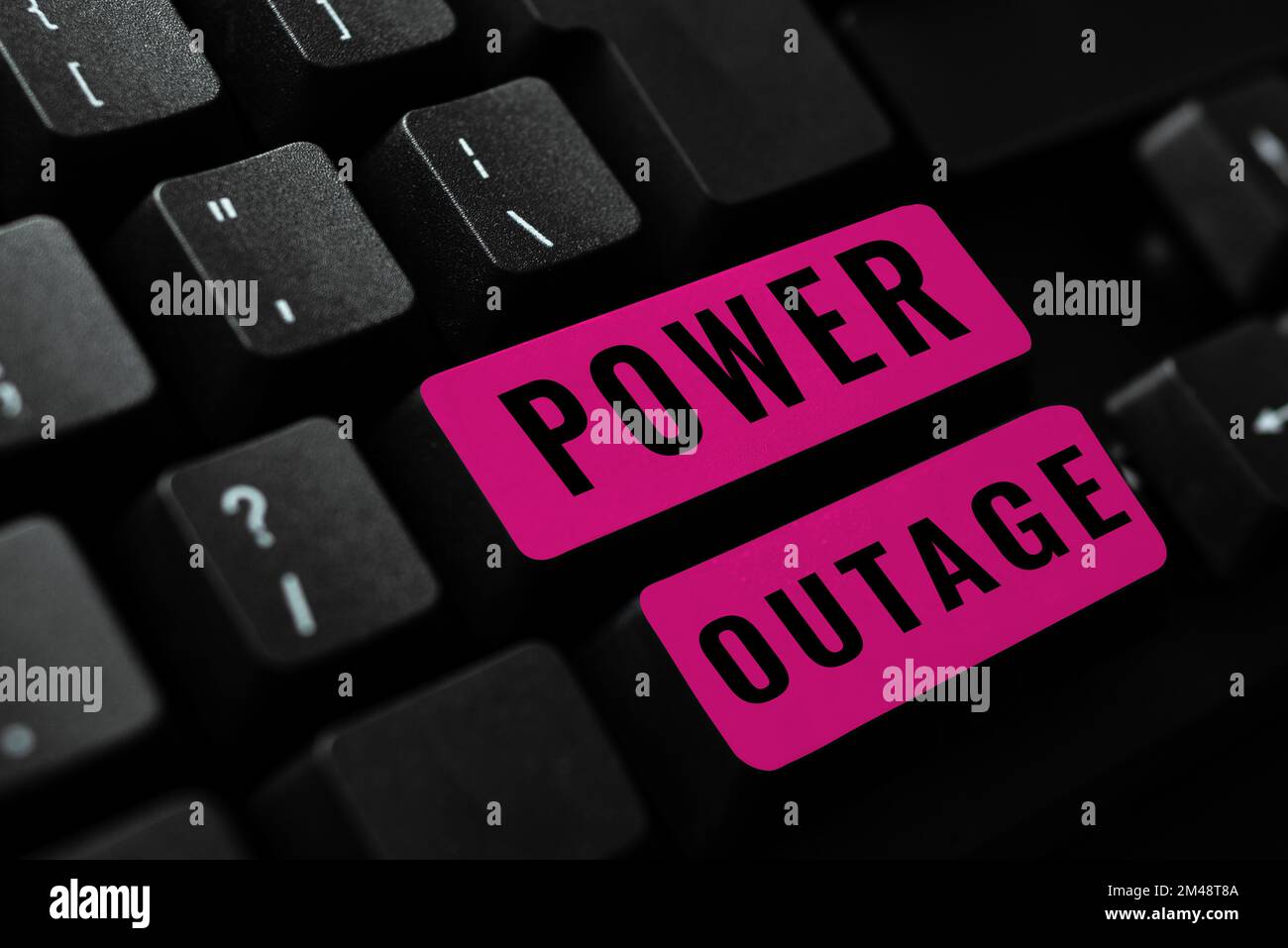 Hand writing sign Power Outage. Business concept The ability to ...