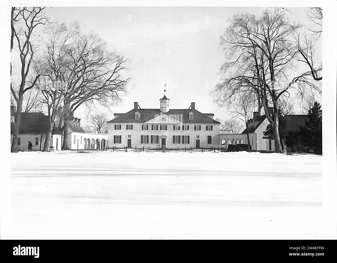 Winter Scenes of Mount Vernon Homestead and Adjoining Scenes. Original ...