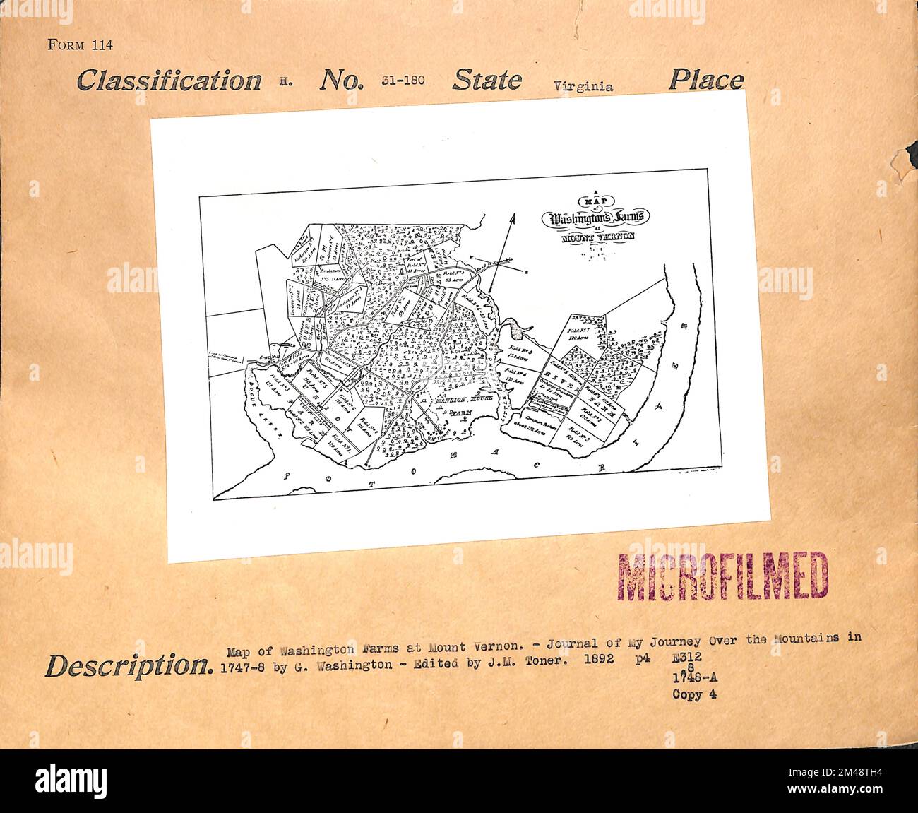 Map of virginia 1748 hi-res stock photography and images - Alamy